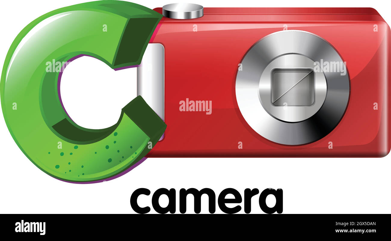 A letter C for camera Stock Vector Image & Art - Alamy
