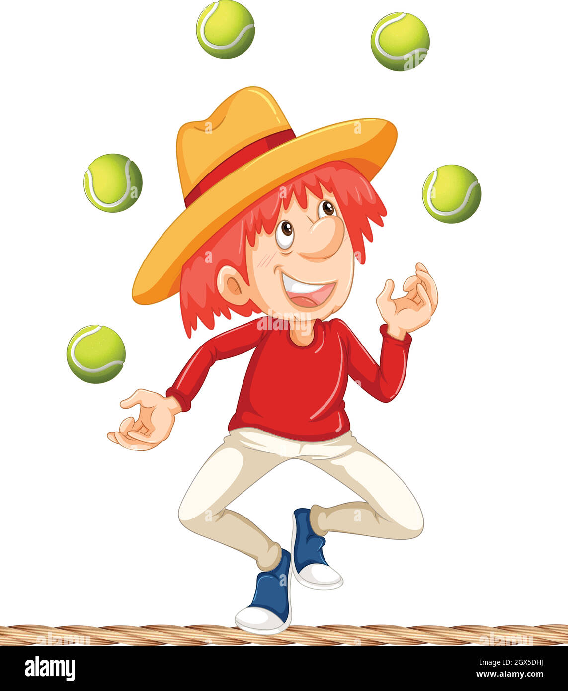 Juggler man Stock Vector Images - Alamy