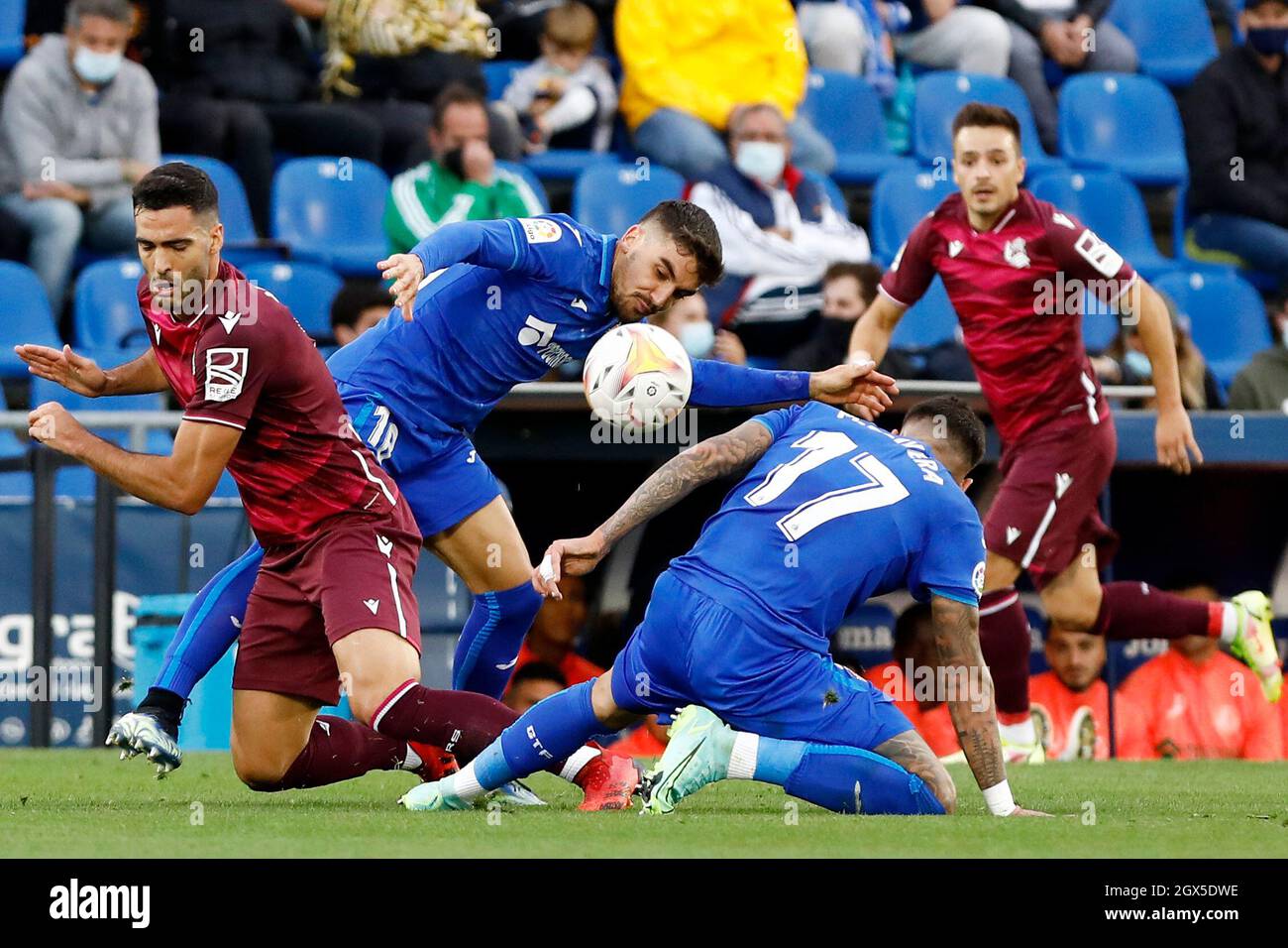 Mikel Merino of Real Sociedad during the Liga match between Getafe CF ...