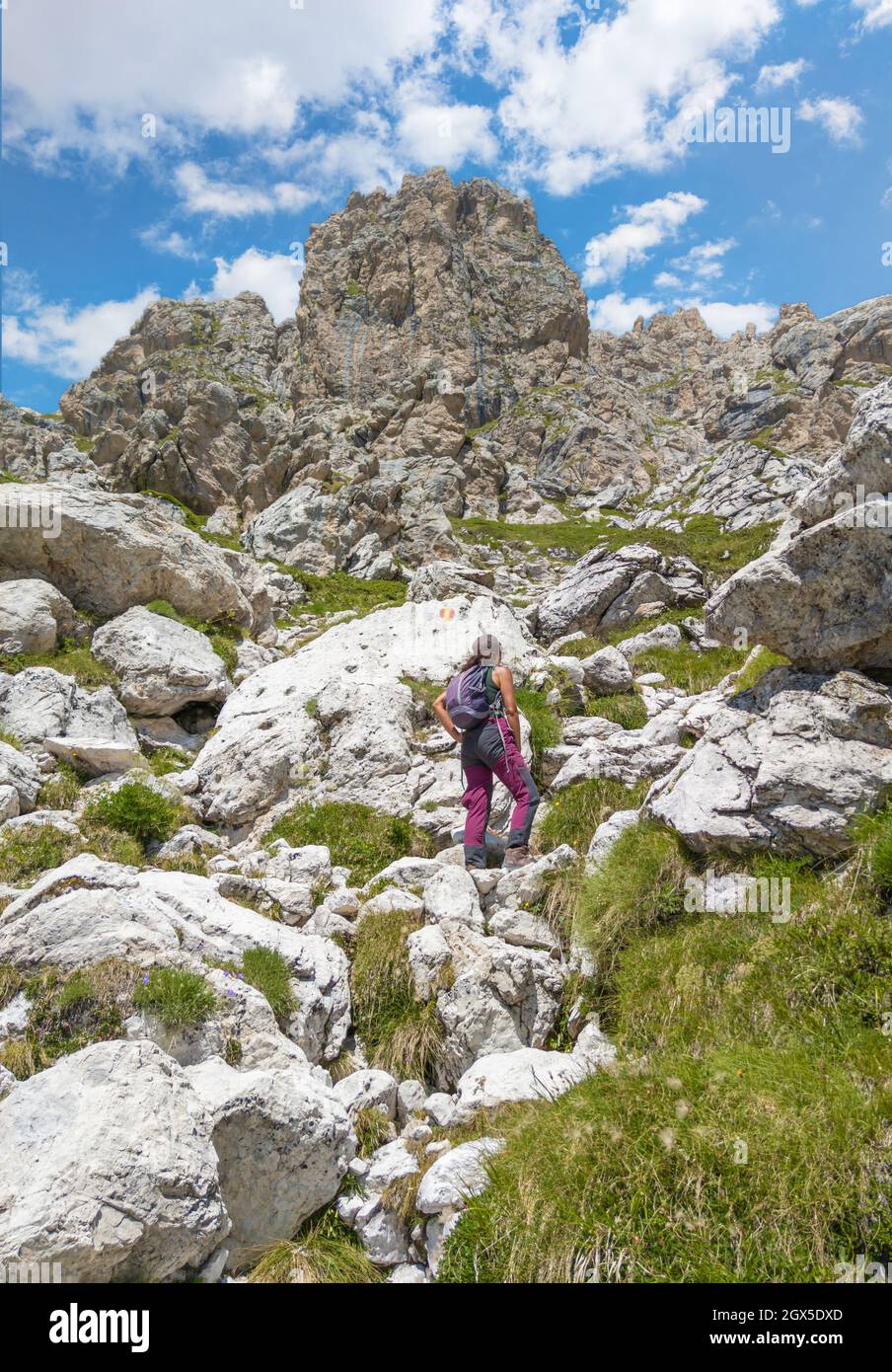 Monte Prena Camicia (Italy) - A peak in the mountain summit named Gran ...