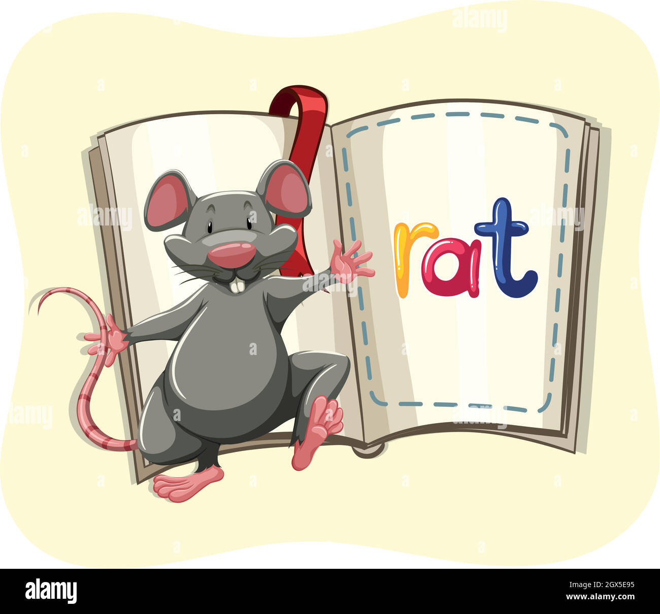Cute but a pest Stock Vector Images - Alamy