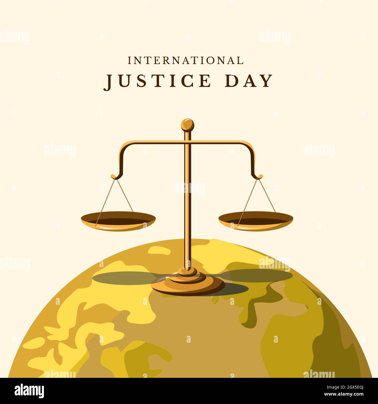 International Justice Day Stock Vector Image & Art - Alamy