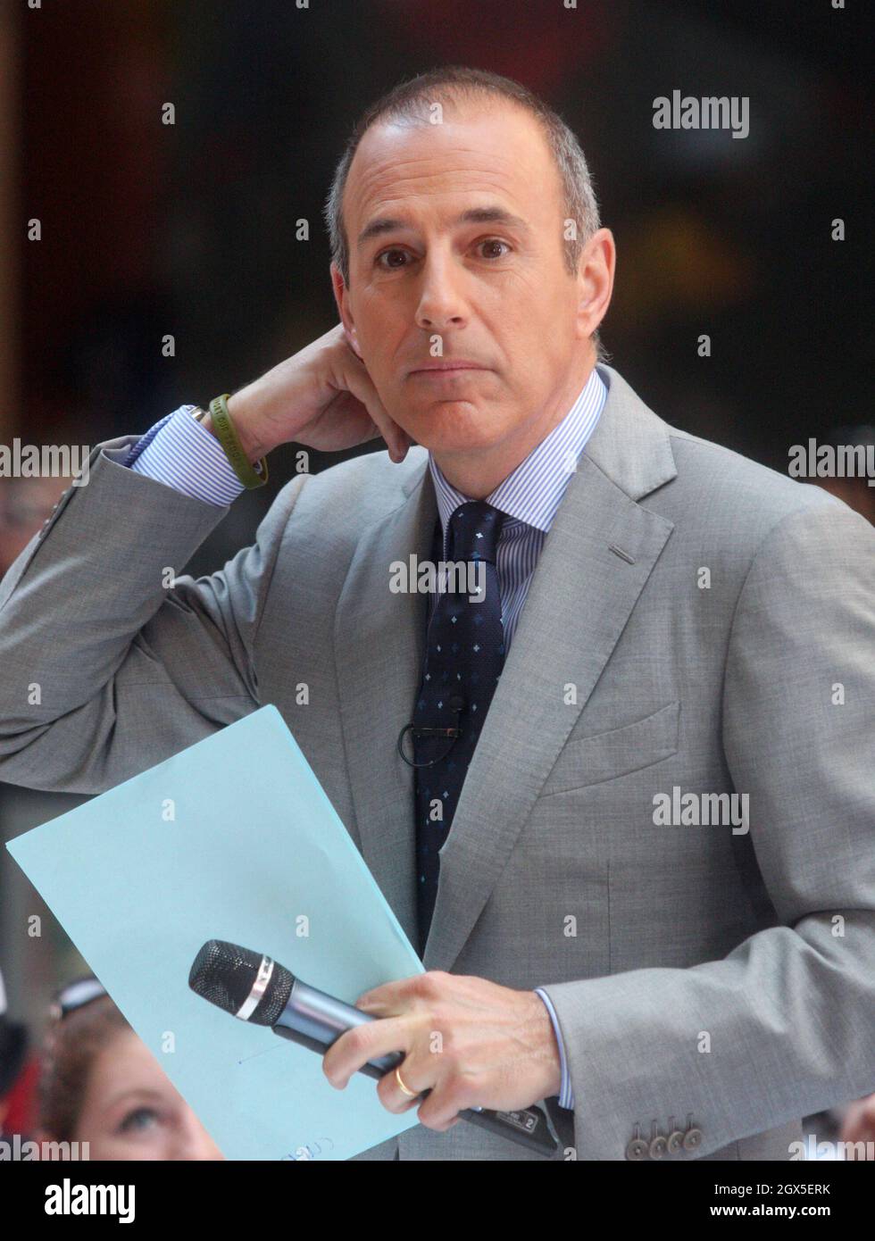 Matt Lauer on NBC's "Today" Show Toyota Concert Series at Rockefeller ...