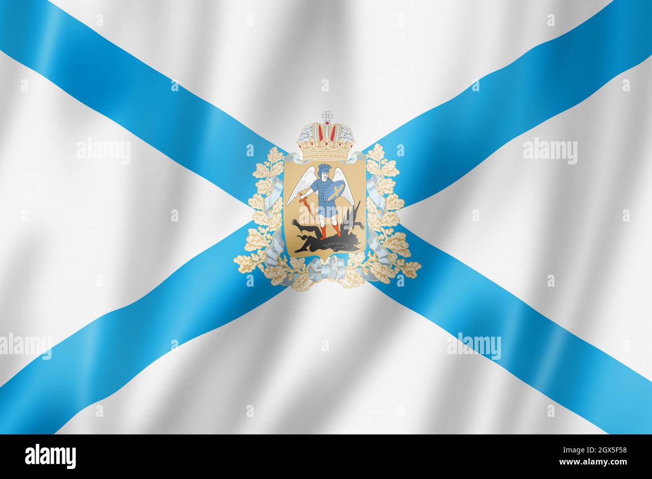 Flag of arkhangelsk hi-res stock photography and images - Alamy
