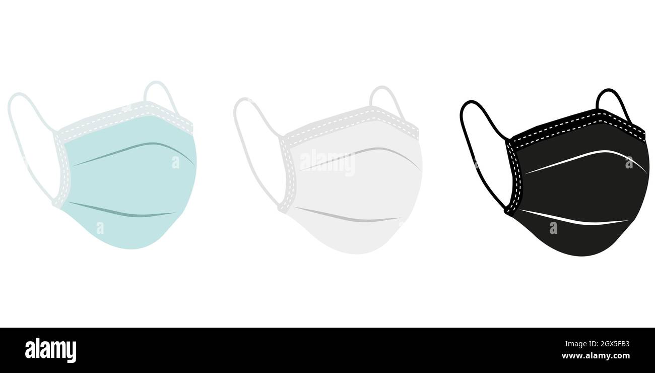 Anti virus protection mask. Vector illustration Stock Vector Image ...