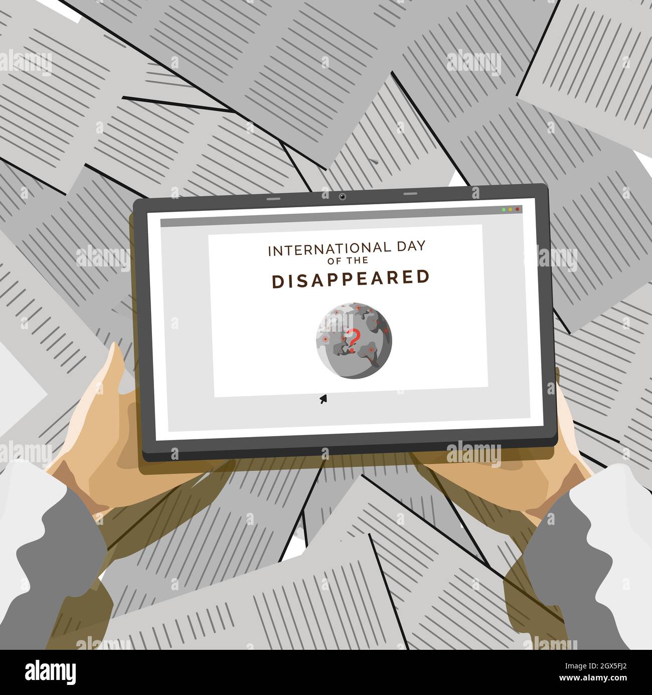 Disappearance poster Stock Vector Images - Alamy