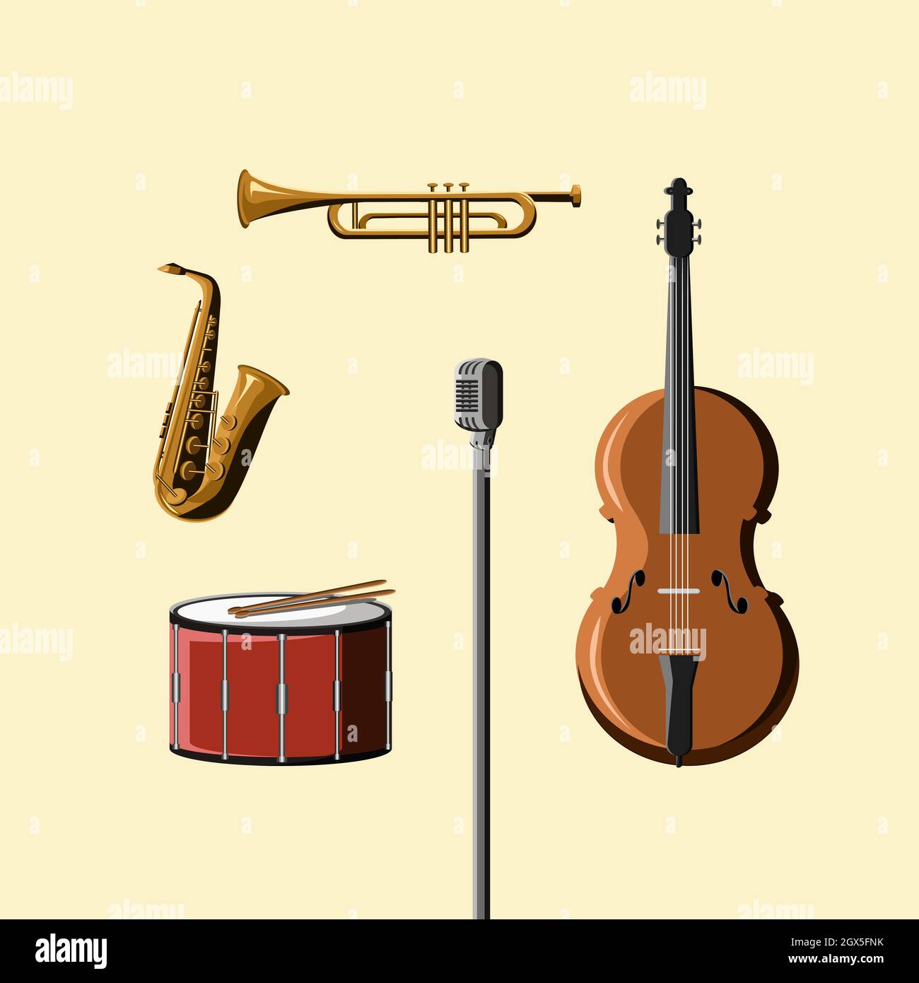 Musical istruments hi-res stock photography and images - Alamy