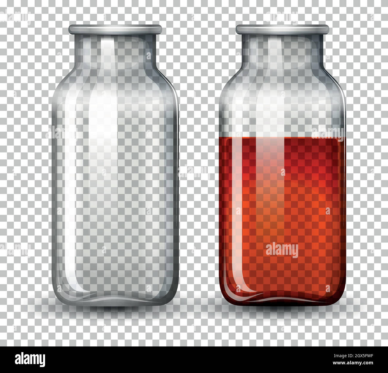 Red water in glass Stock Vector Images - Alamy