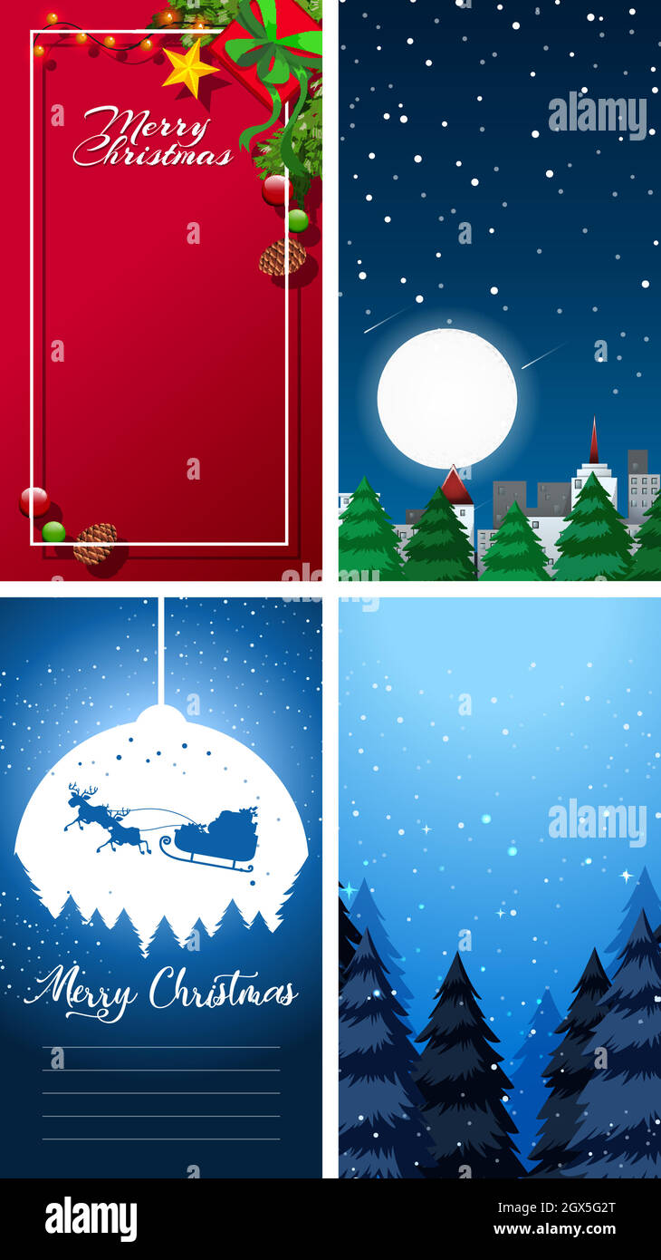 Background templates with christmas theme Stock Vector Image & Art - Alamy