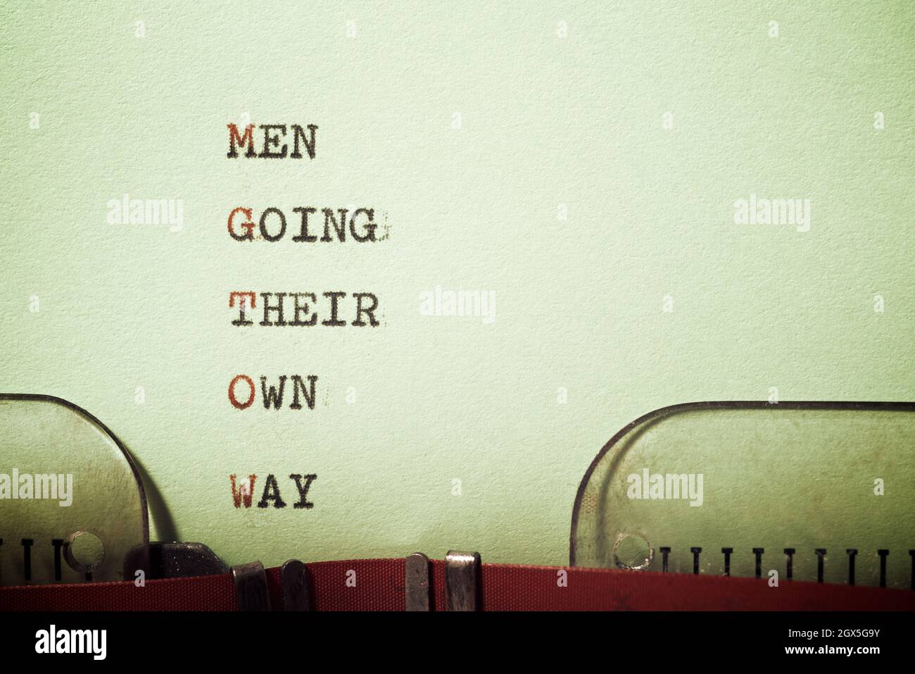 Man going their own way hi-res stock photography and images - Alamy