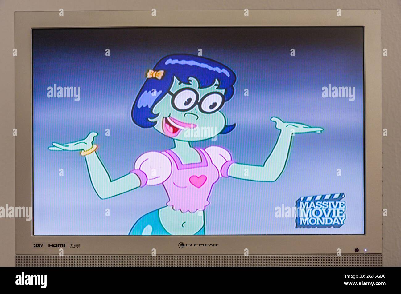 Cable channel hdtv digital monitor cartoon hi-res stock photography and ...