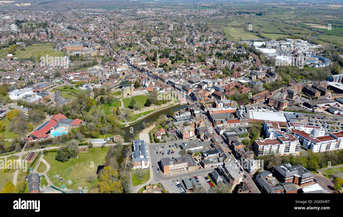 Tonbridge bridge castle kent hi-res stock photography and images - Alamy