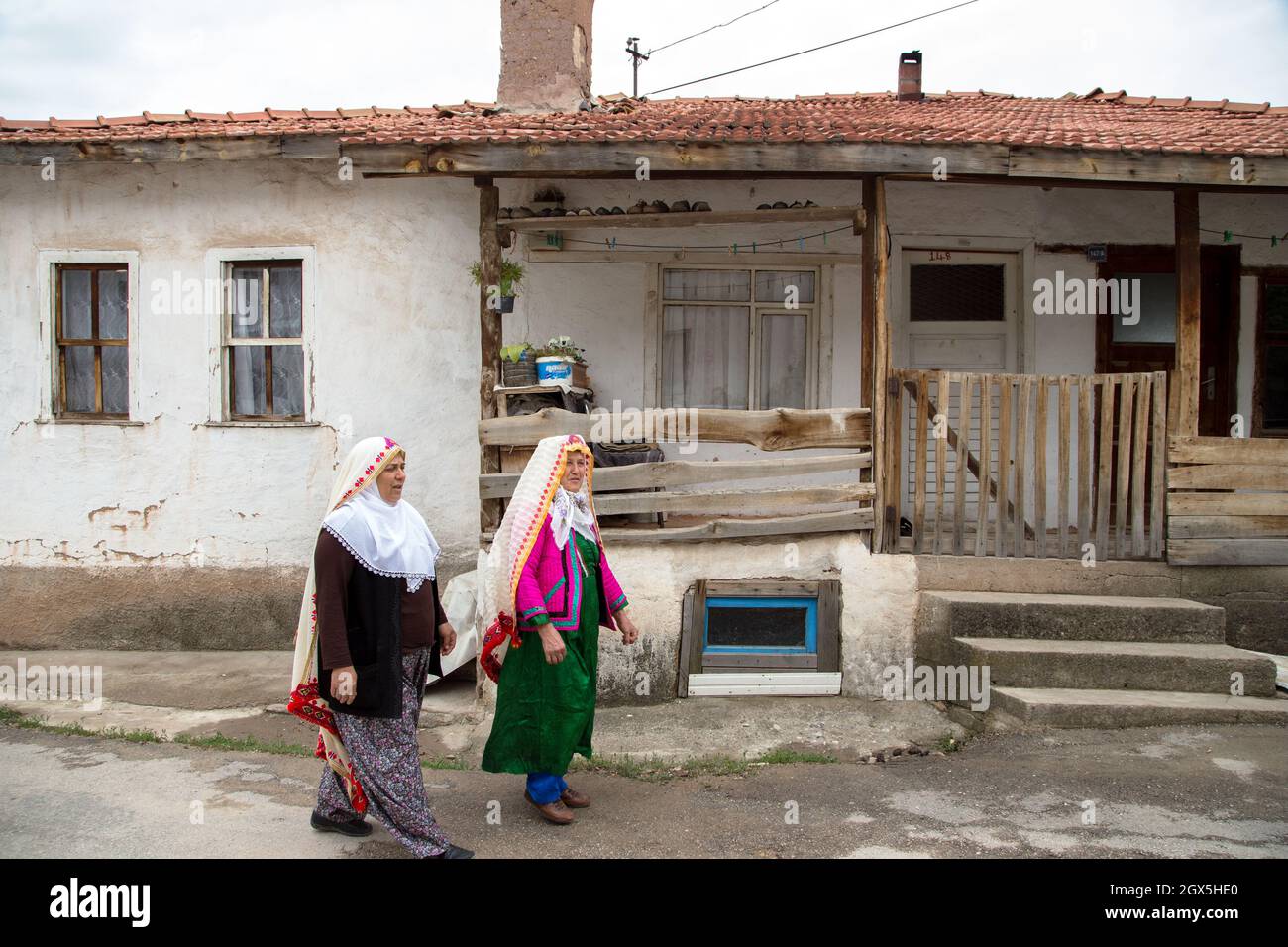 Old traditional houses in turkish hi-res stock photography and images ...