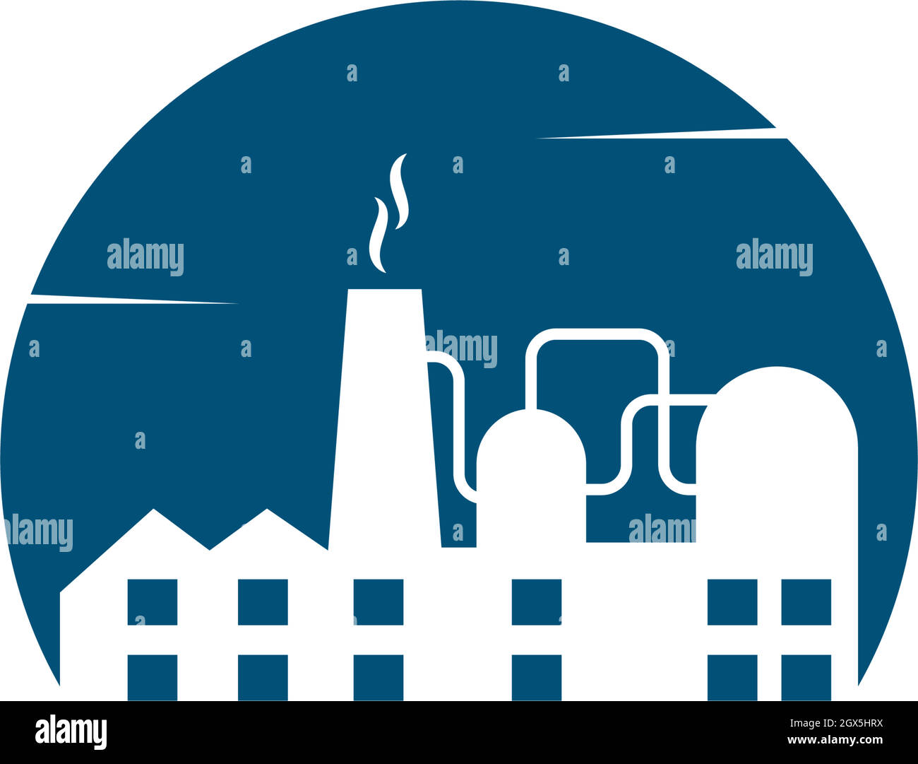 industrial factory building icon vector illustration design Stock ...