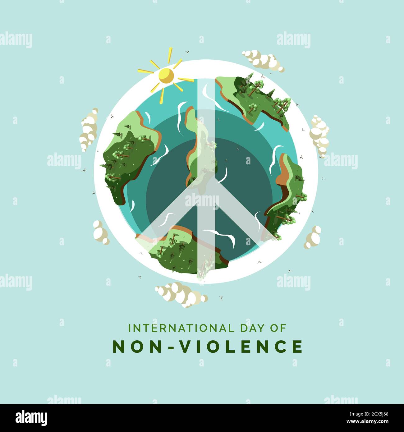 Non violence concept hi-res stock photography and images - Alamy