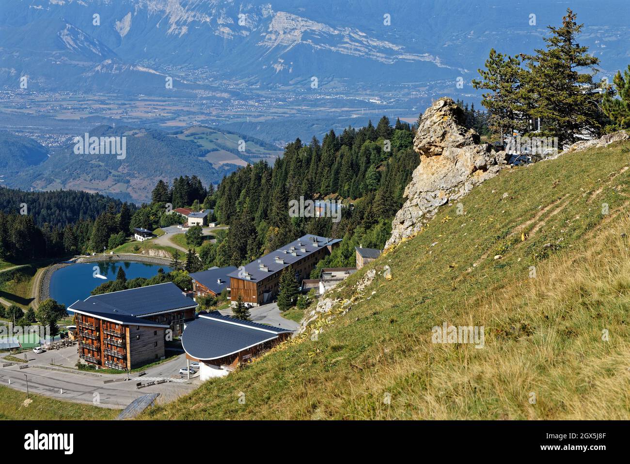 Chamrousse ski resort hi-res stock photography and images - Alamy