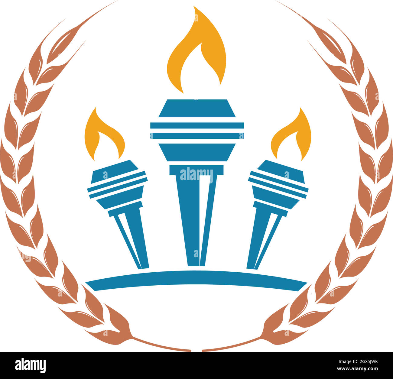 Torch Relay Stock Vector Images - Alamy