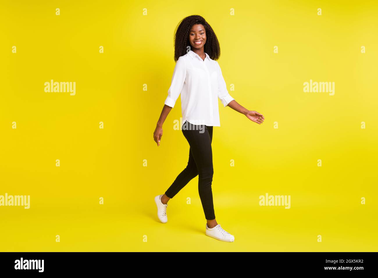 Woman Walking Forward