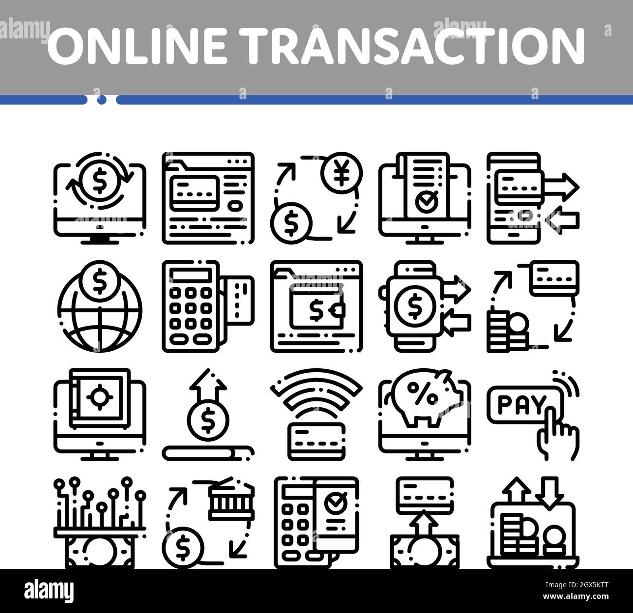 Transactions icon hi-res stock photography and images - Alamy