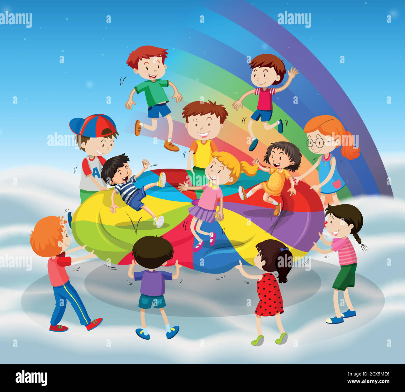 Character hopping Stock Vector Images - Alamy