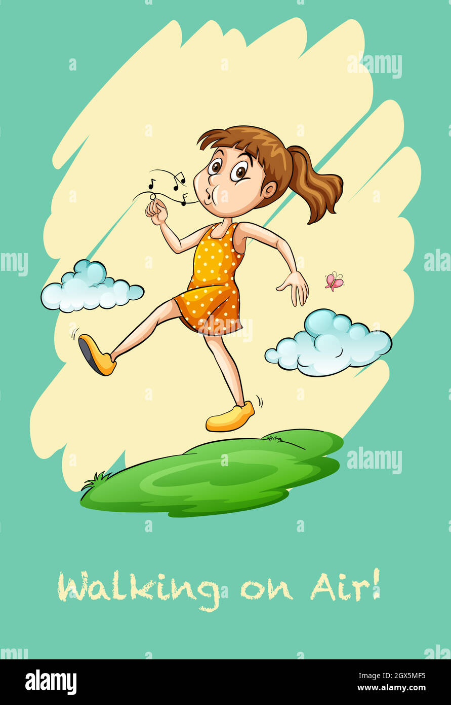 Child walking in Stock Vector Images - Alamy