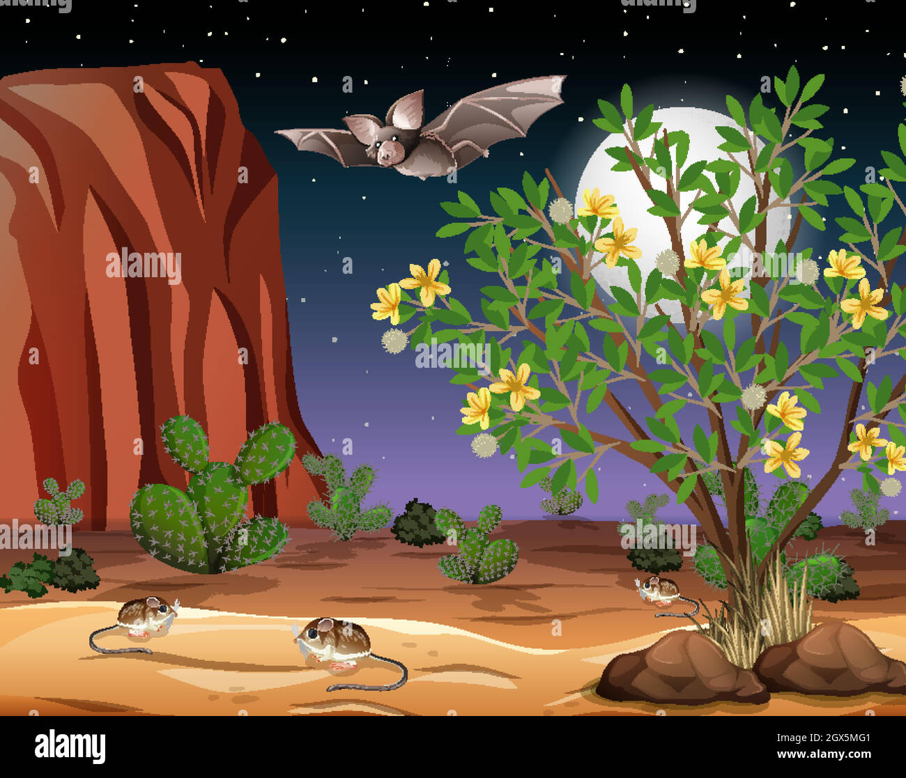 Desert rat Stock Vector Images - Alamy