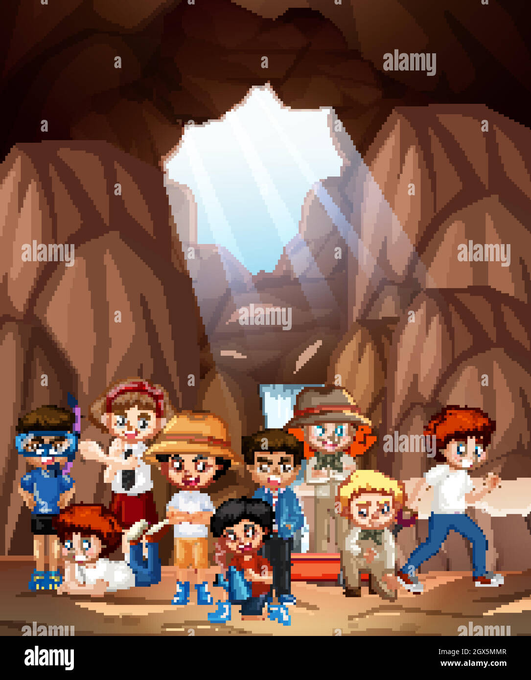 Little kids rock Stock Vector Images - Alamy