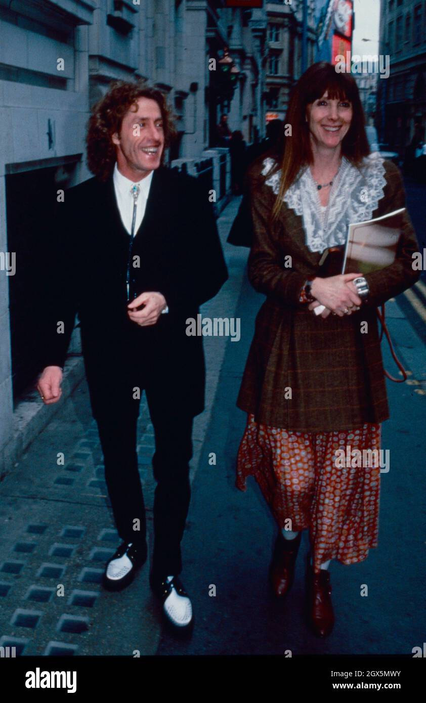 London, UK. LIBRARY. Roger Daltrey and wife Heather Taylor. The Hard ...