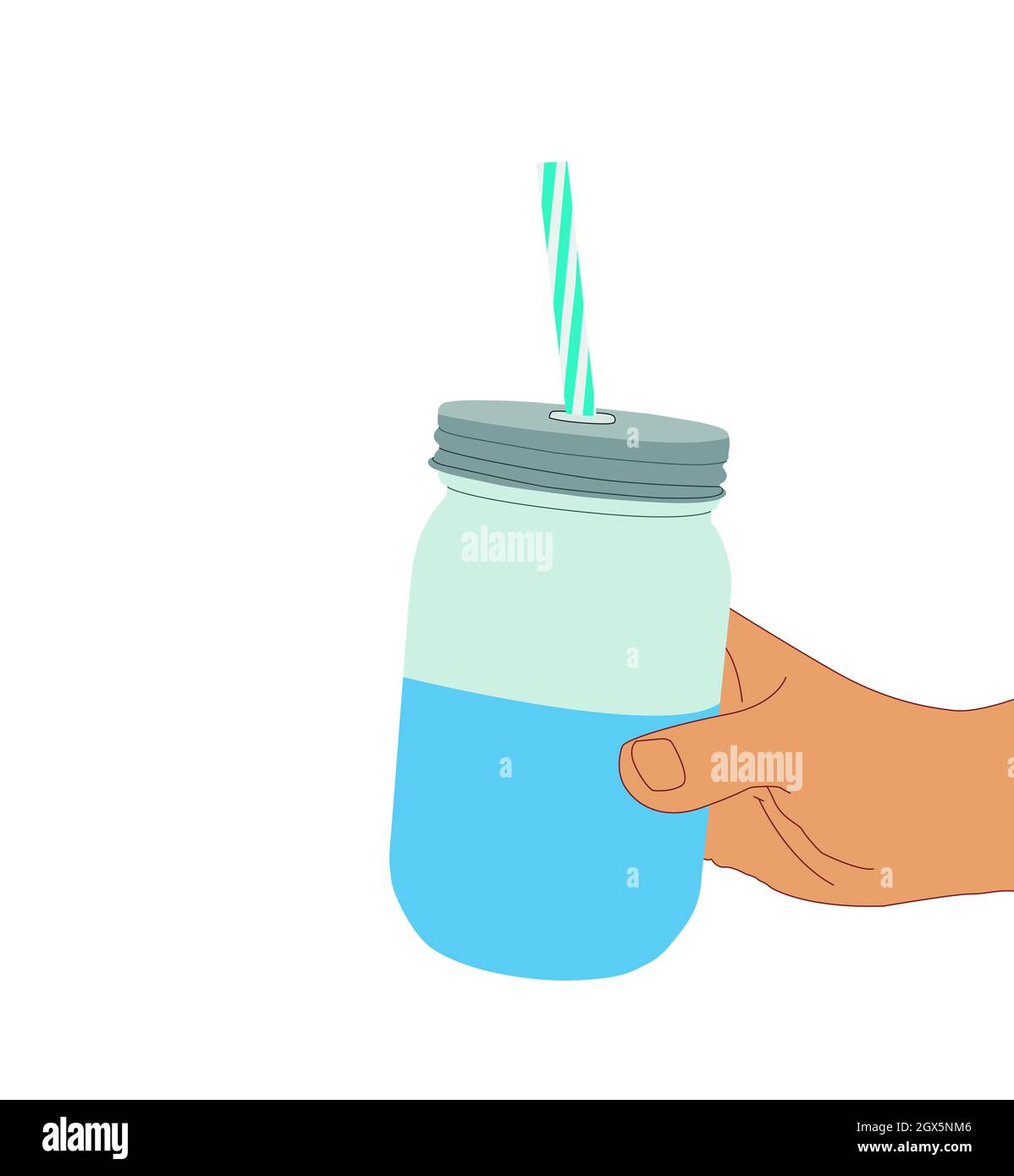 Vector illustration closed glass Cut Out Stock Images & Pictures - Alamy