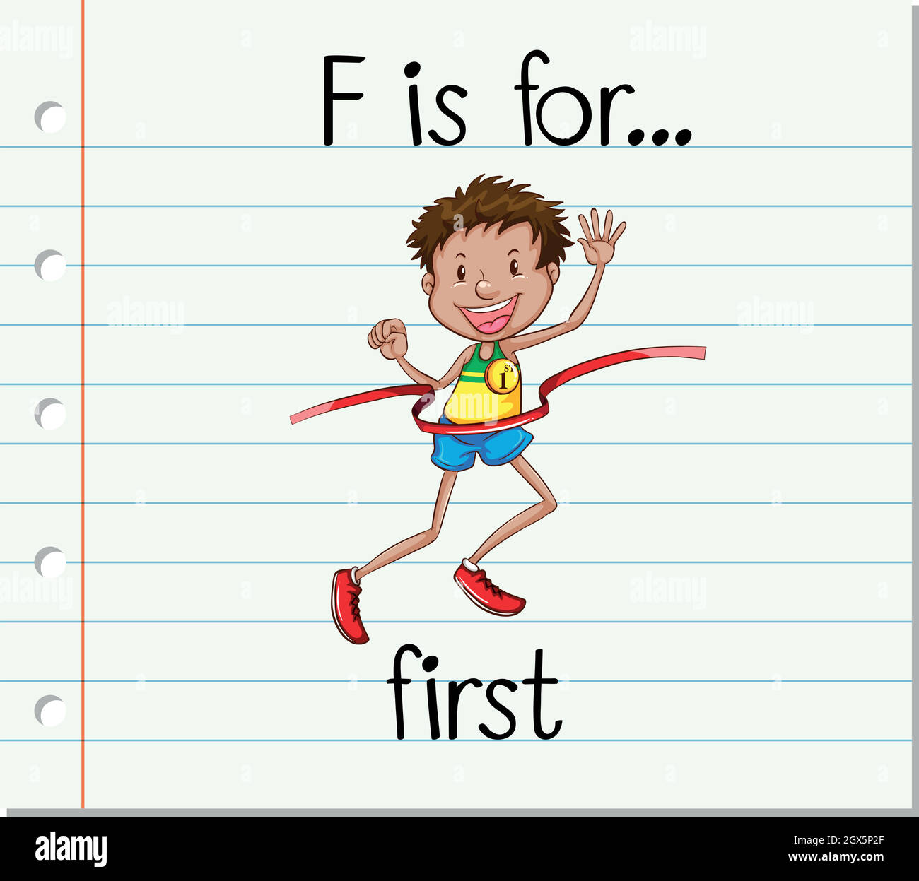 First lettering Stock Vector Images - Alamy