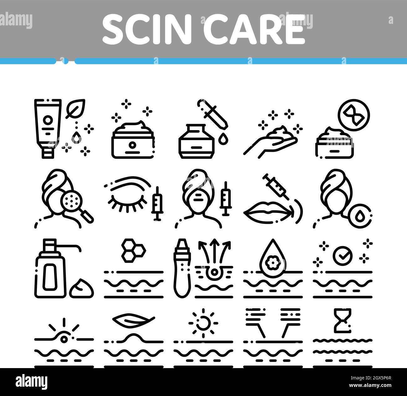 Anti aging logo Stock Vector Images - Alamy