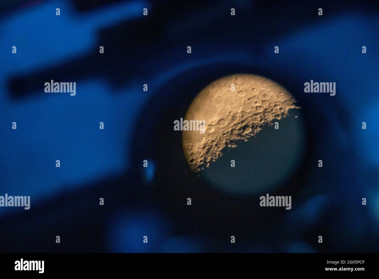 Moon through telescope High Resolution Stock Photography and Images - Alamy