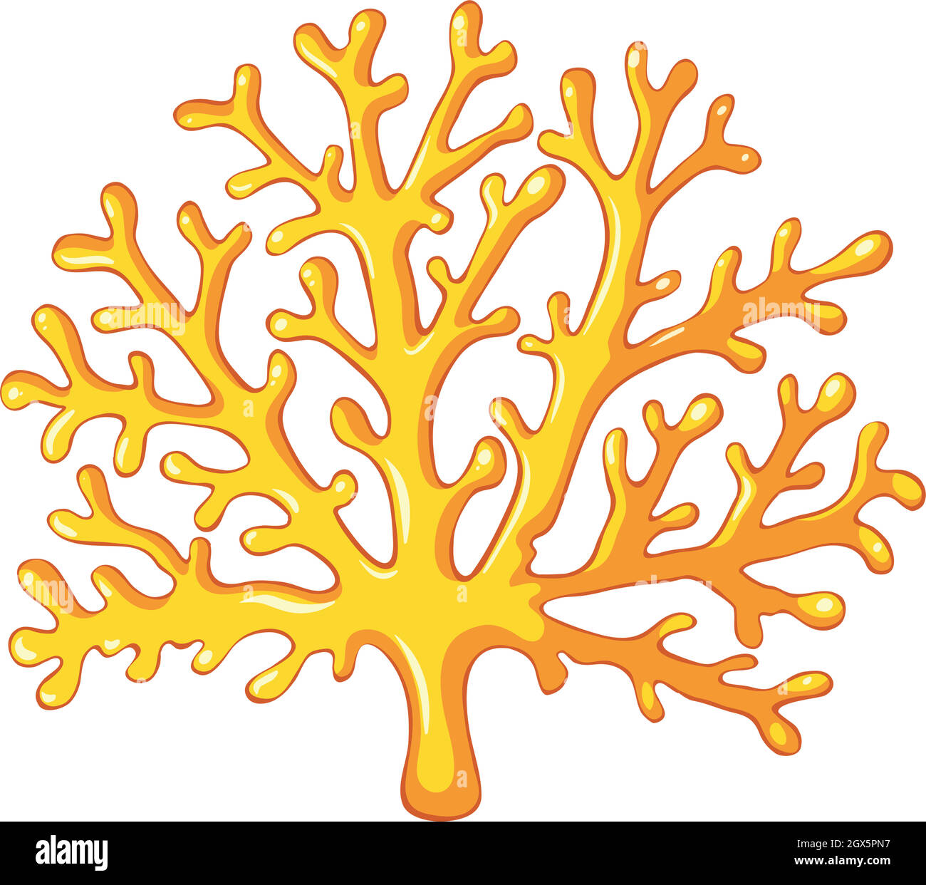 Coral yellow background Stock Vector Images - Alamy