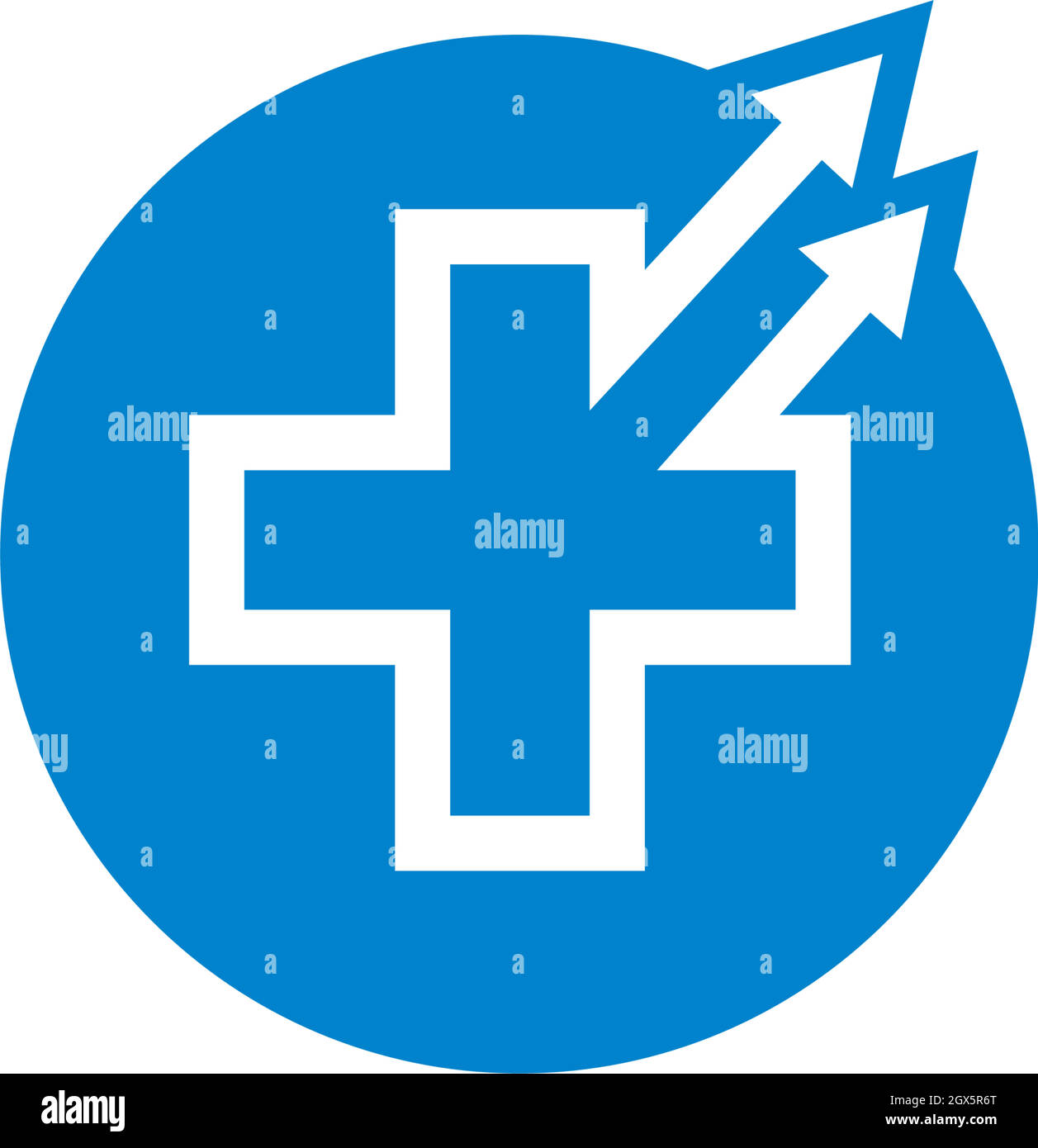 Blue cross logo hi-res stock photography and images - Alamy