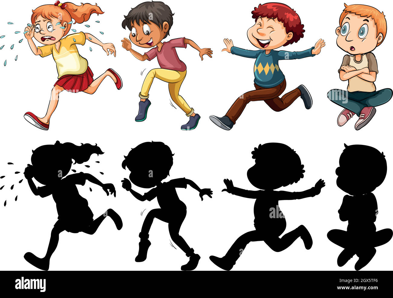 Set of people with different expression Stock Vector Image & Art - Alamy