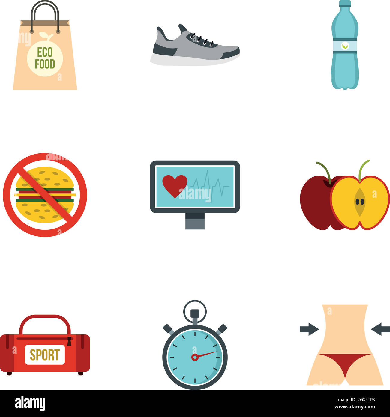 Flat arm icons Stock Vector Images - Alamy