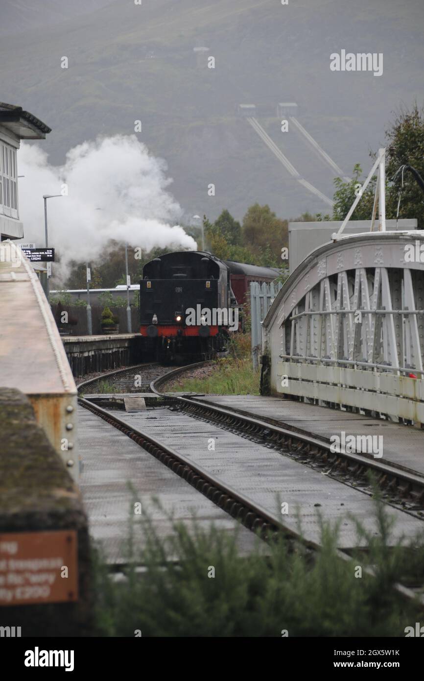 jacobite steam train from Fort William to Mallaig Stock Photo - Alamy