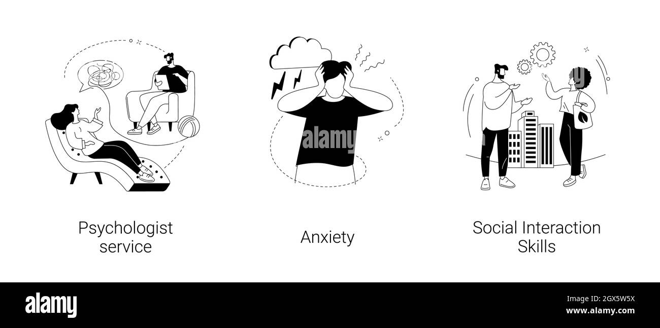 Mental health abstract concept vector illustrations Stock Vector Image ...