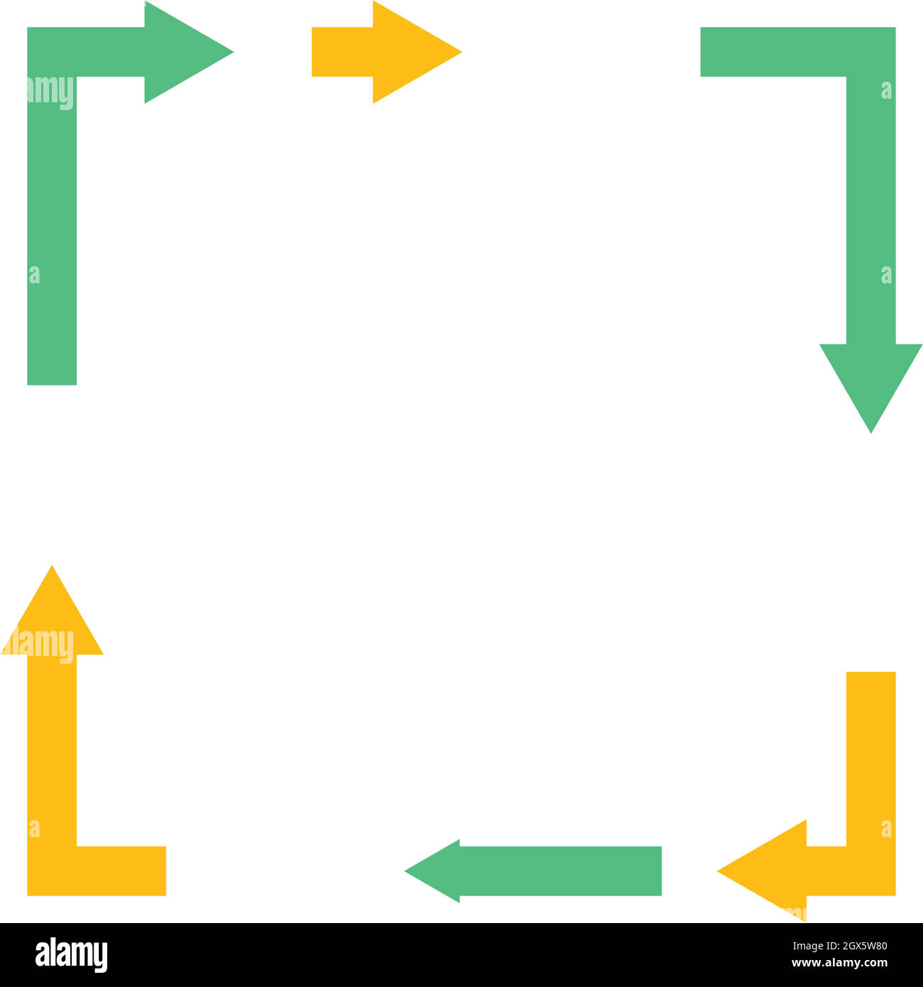 arrow square vector icon illustration Stock Vector Image & Art - Alamy