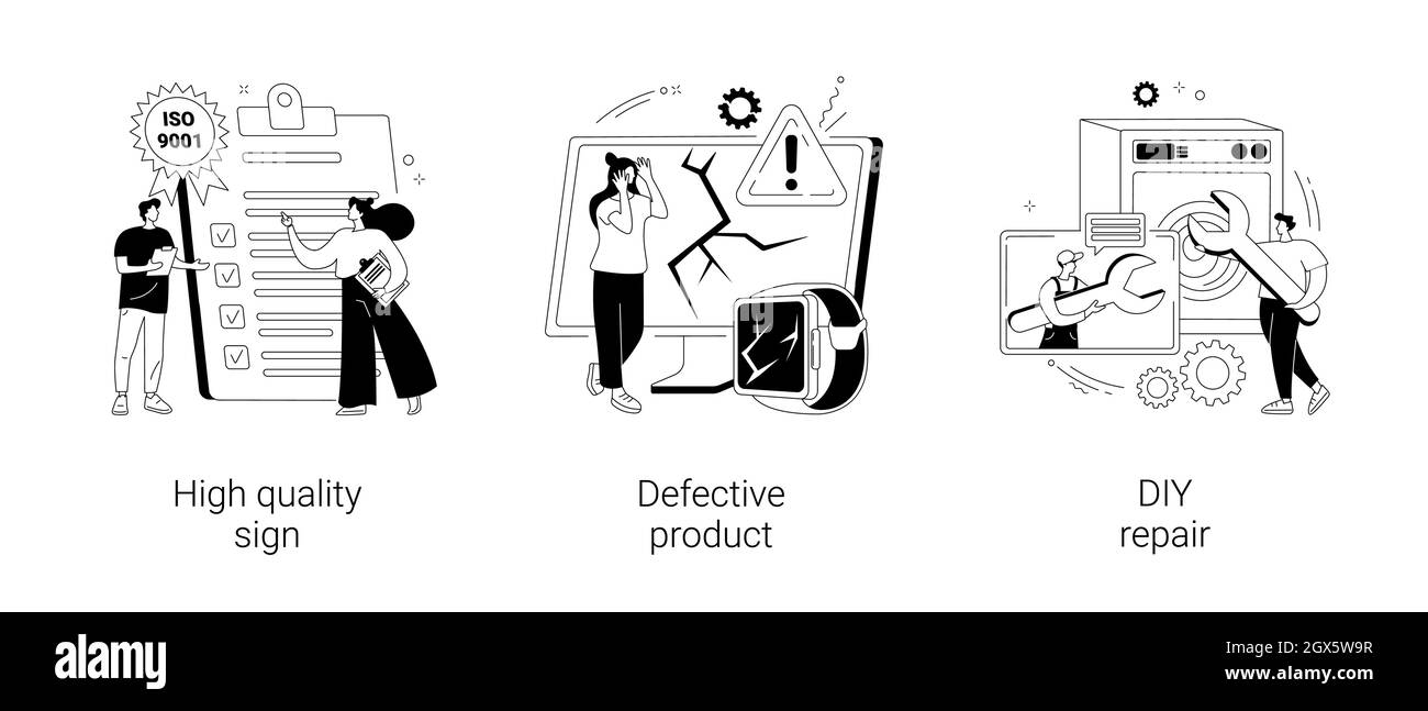 Product quality abstract concept vector illustrations Stock Vector ...