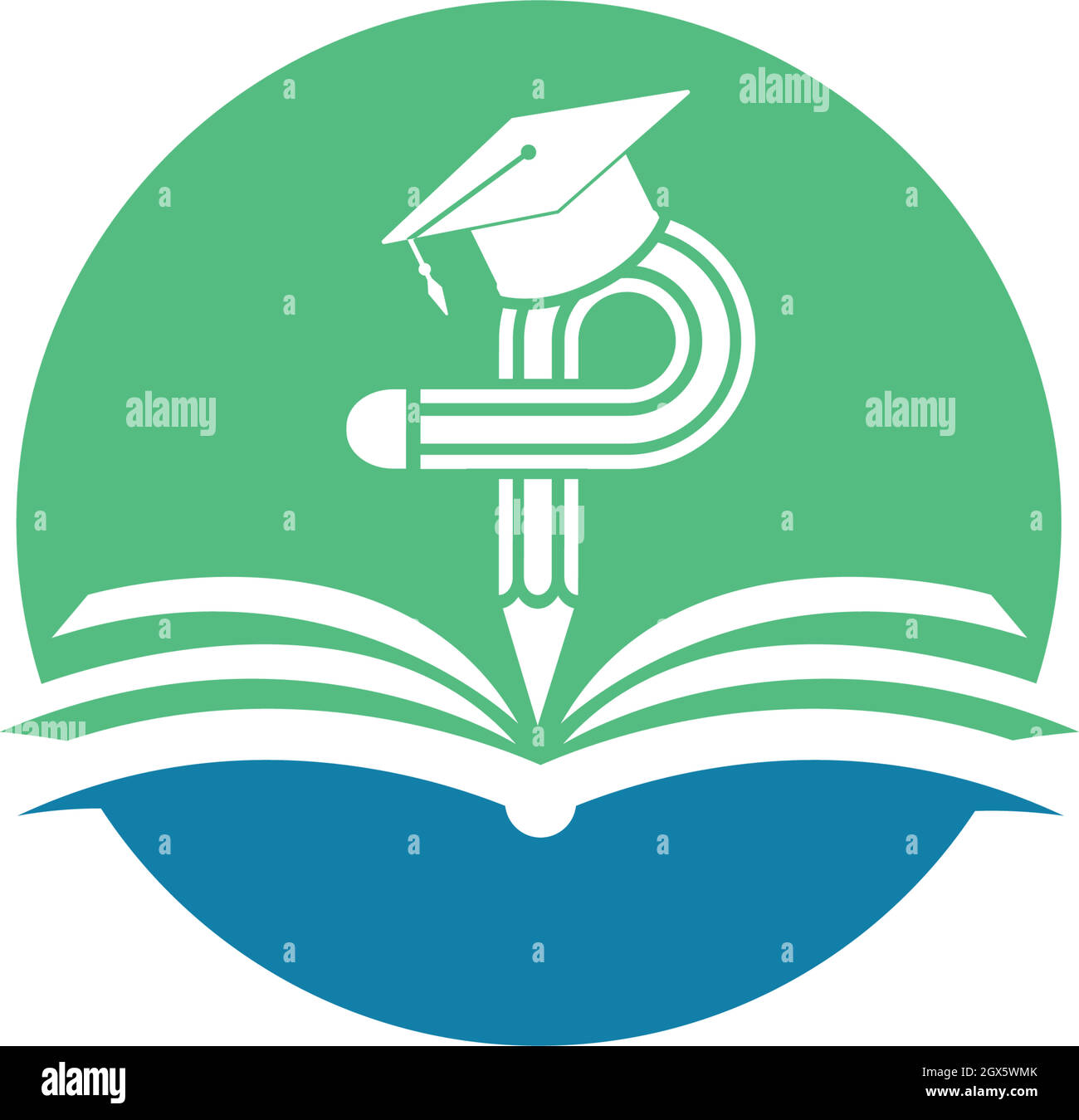 pencil vector illustration icon and logo of education Stock Vector ...