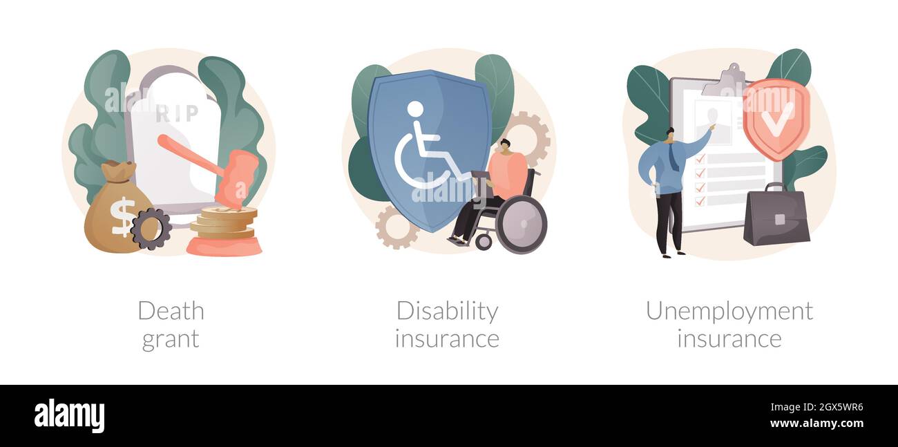 Social financial support abstract concept vector illustrations Stock ...