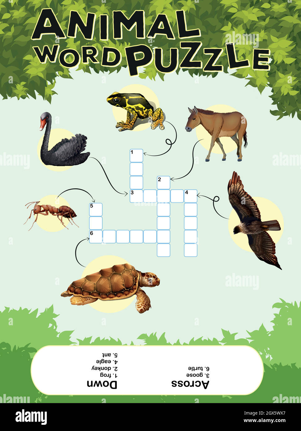 Donkey with puzzle Stock Vector Images - Alamy