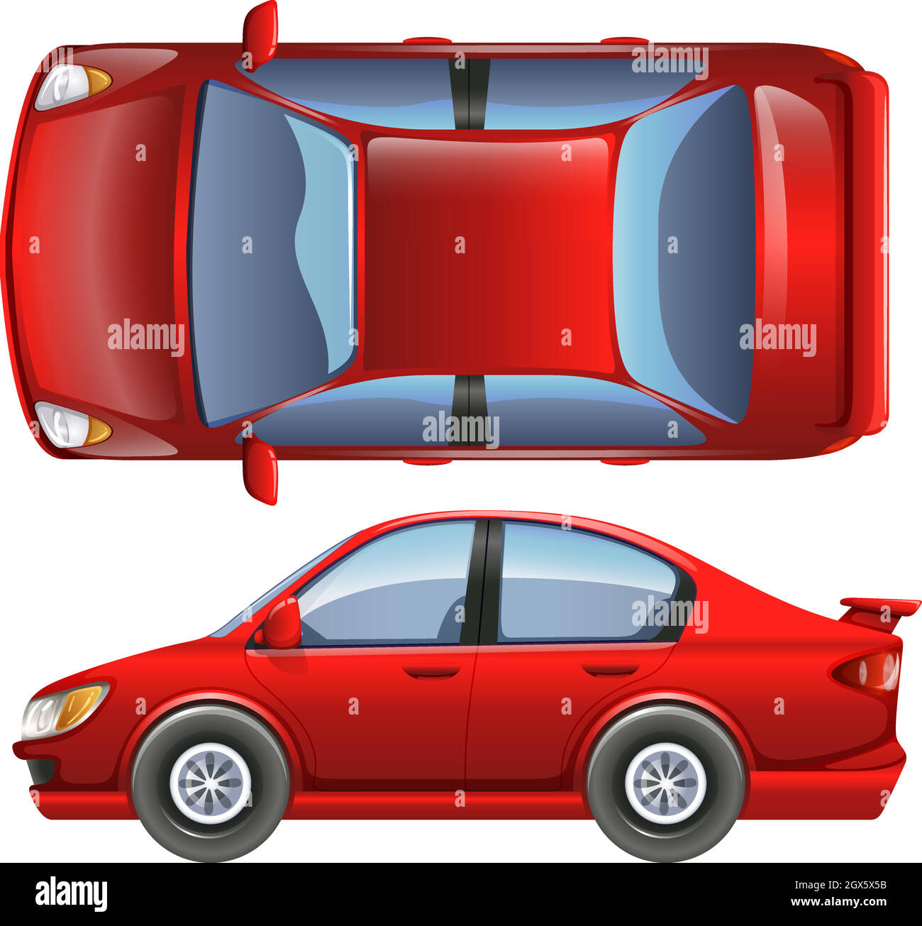 A red vehicle Stock Vector Image & Art - Alamy