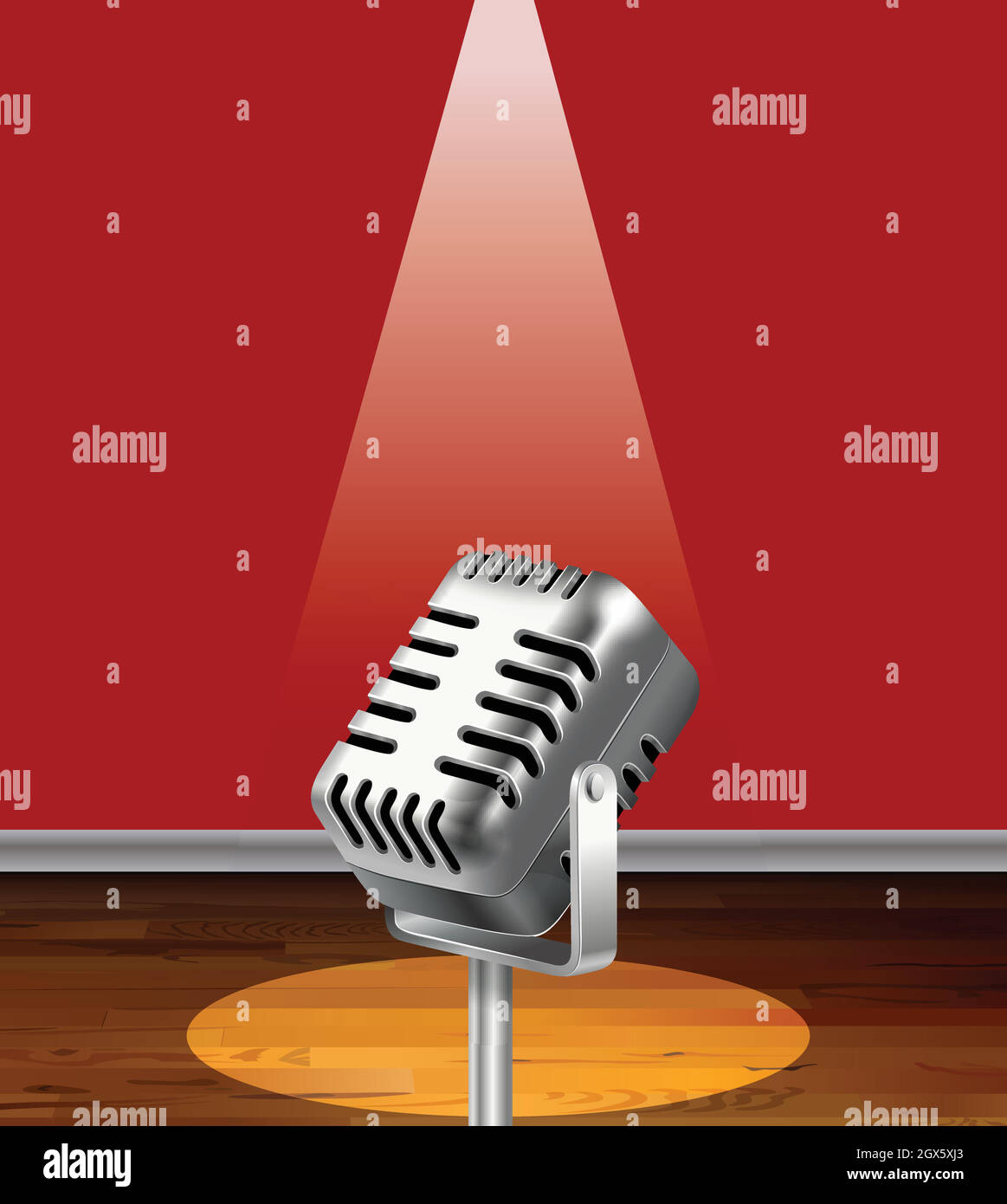 Vintage microphone drawing hi-res stock photography and images - Alamy