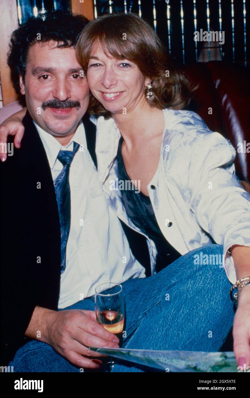 London, UK. LIBRARY. Helen Worth and Michael Angelis at Stringfellow’s ...