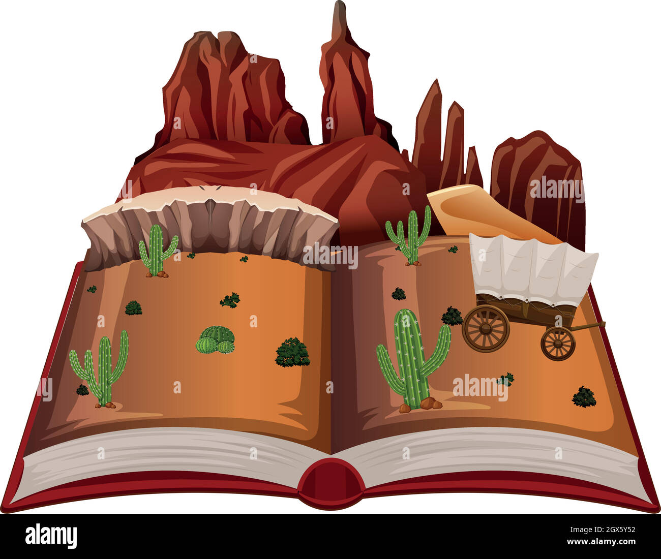 Open book school theme Cut Out Stock Images & Pictures - Alamy