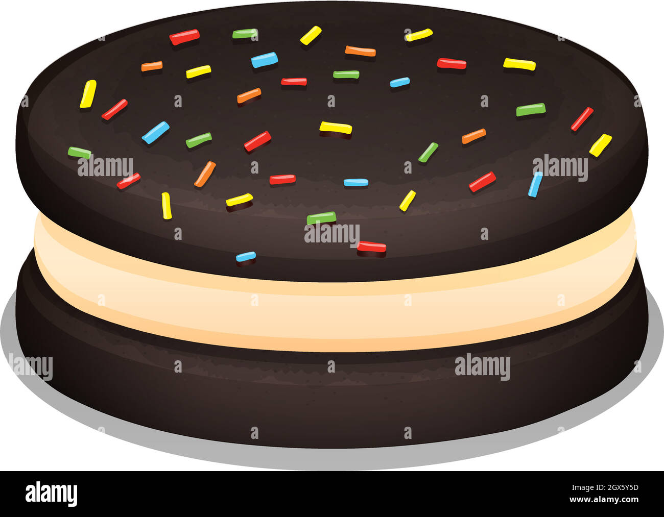 Sandwich food clipart illustration Stock Vector Images - Alamy