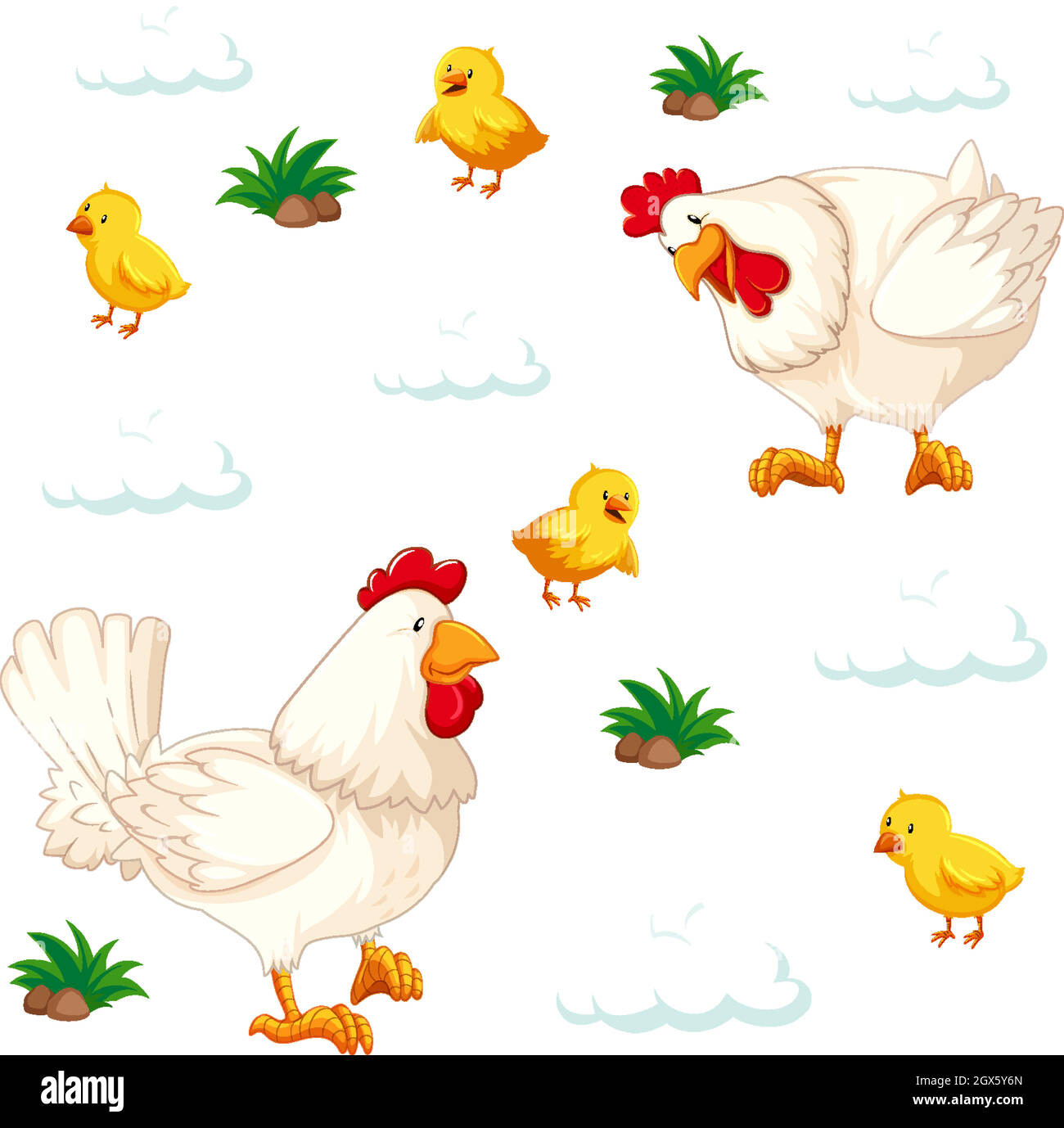 Adorable kid set illustration Stock Vector Images - Alamy