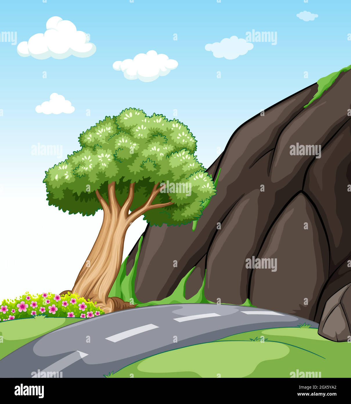 Scenic drive Stock Vector Images - Alamy